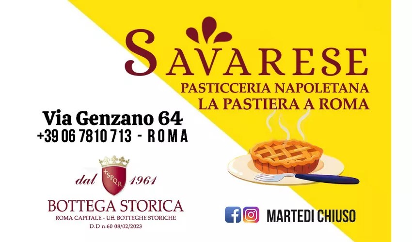Pasticceria Savarese Roma Bottega Storica, Roma - Italia.it
